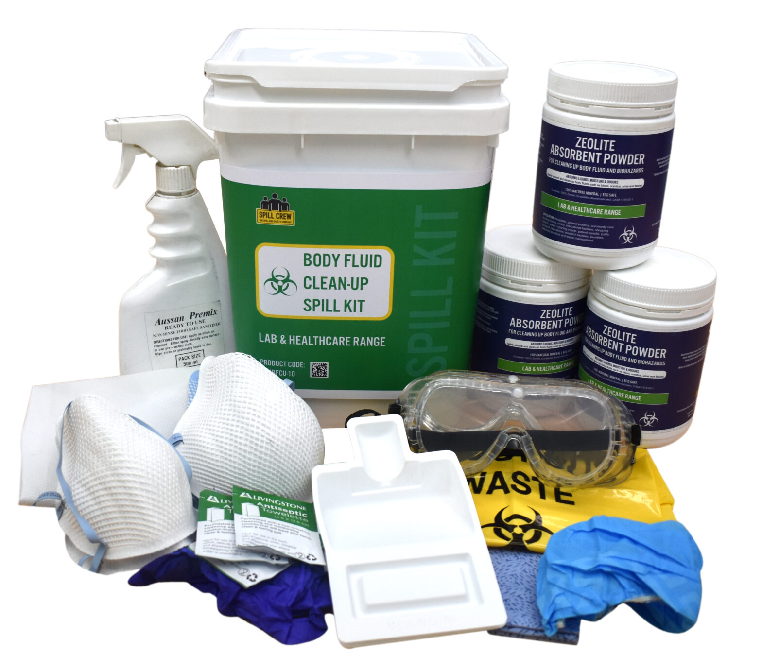 Body fluid spill kit | Lab & healthcare | Spill Crew