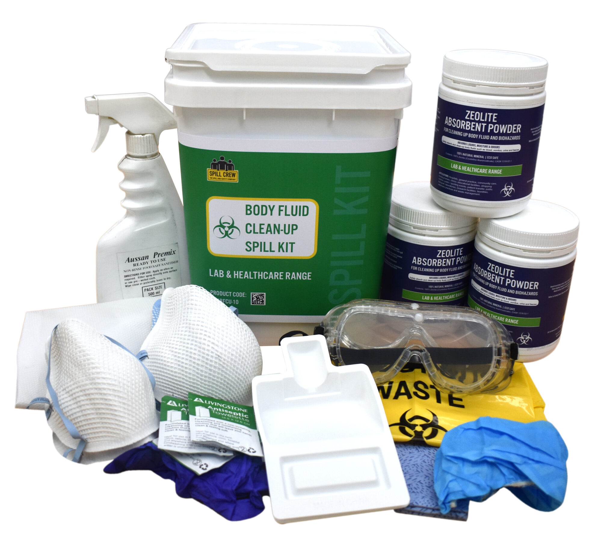 Body fluid spill kit | Lab & healthcare | Spill Crew