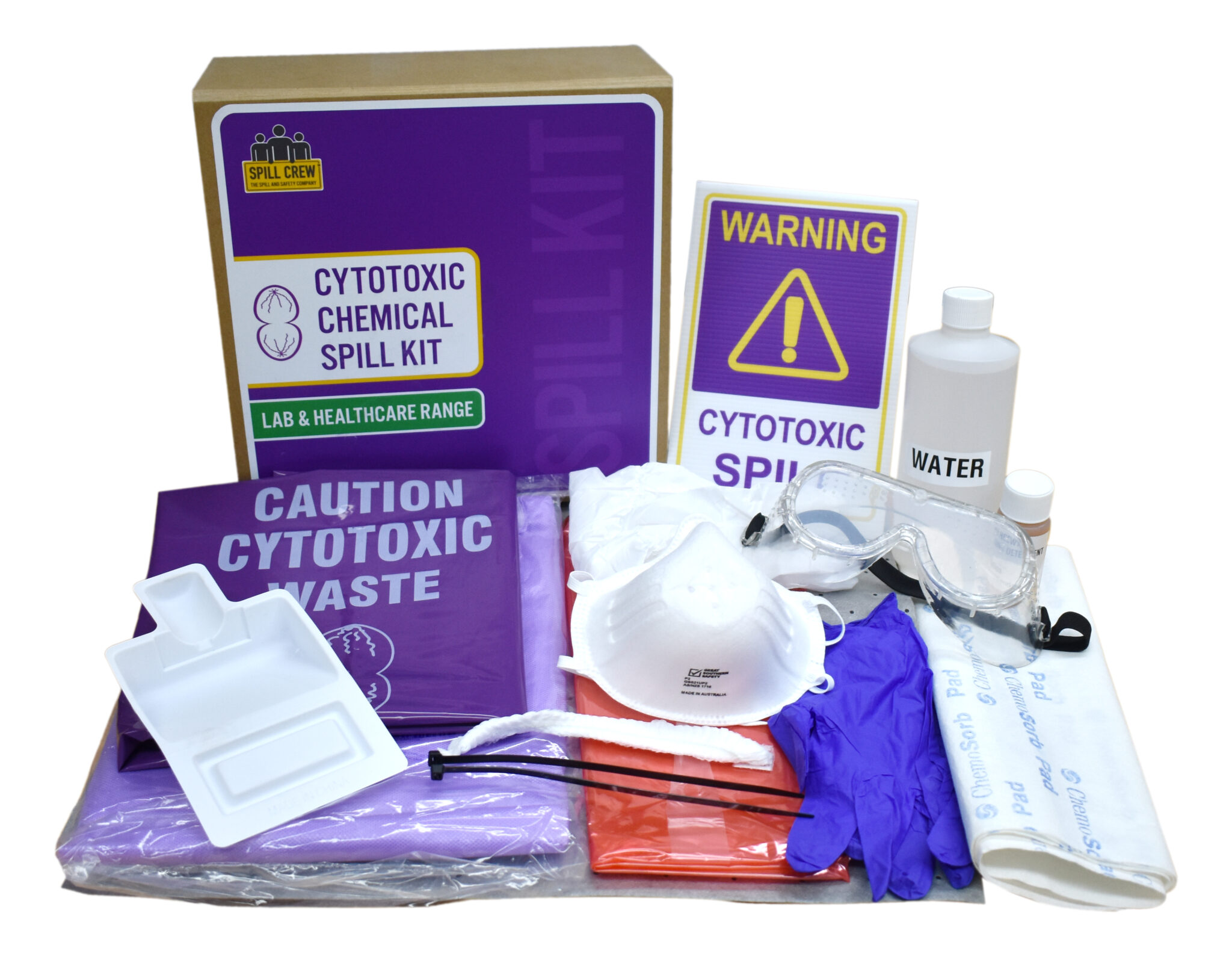Cytotoxic chemical spill kit | Lab & healthcare | Spill Crew